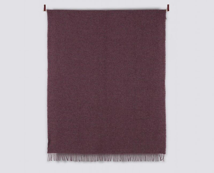 Limited Edition - PINK HEATHER Irish Wool Throw Blanket – Cushendale ...