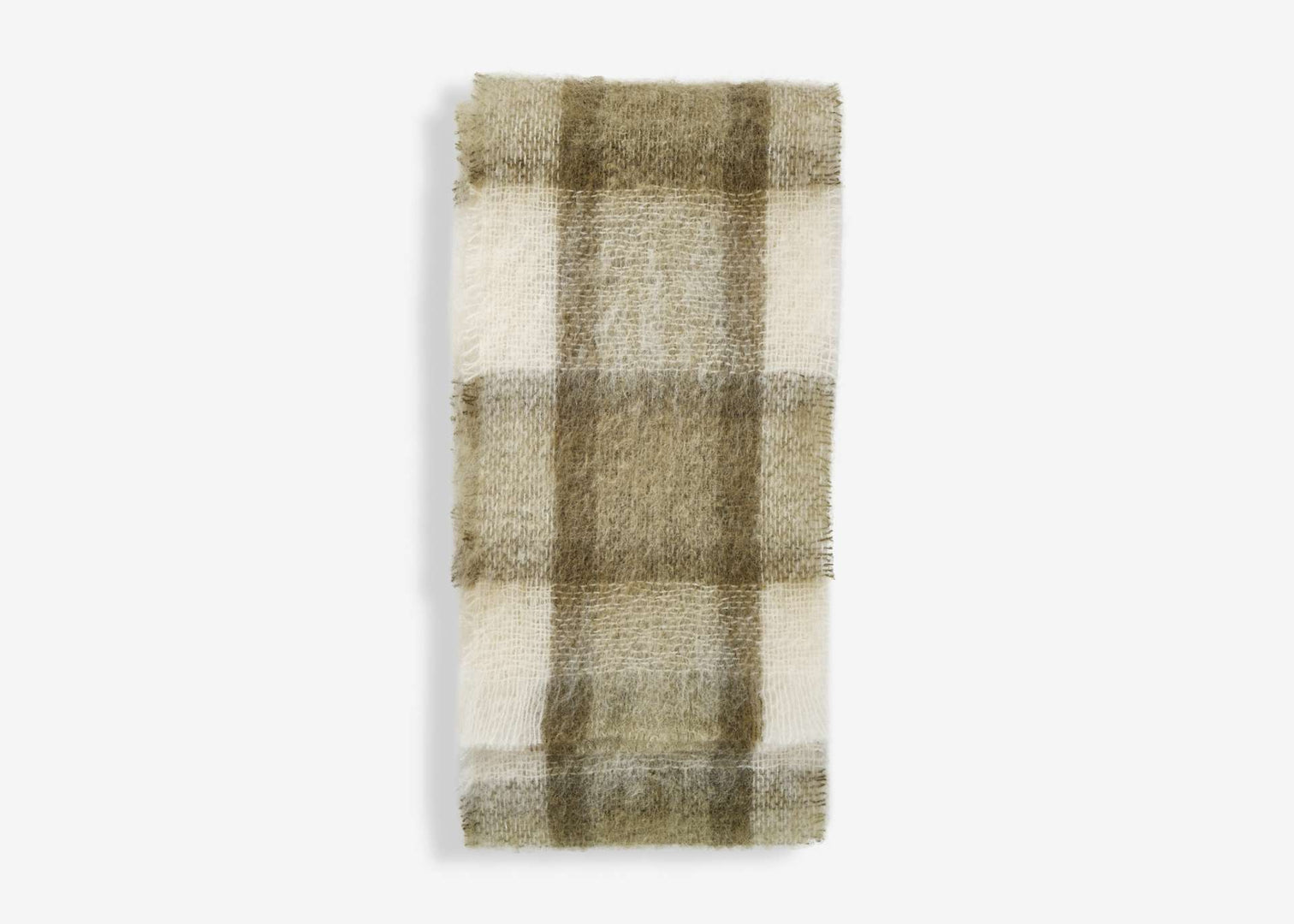 Olive Plaid Drumin Mohair Scarf – Cushendale Woollen Mills